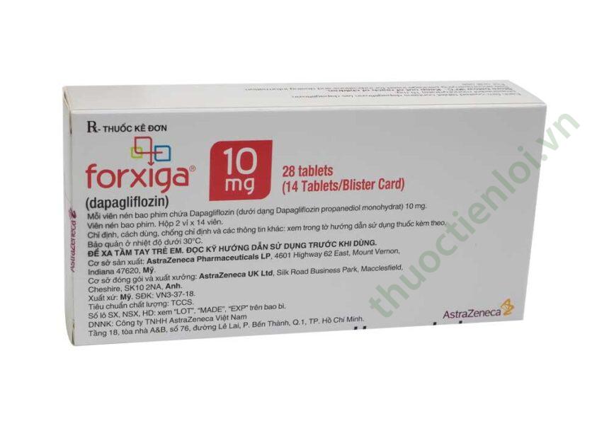 Forxiga 10Mg – (h/28v) AstraZeneca - Thuốc Tiện Lợi