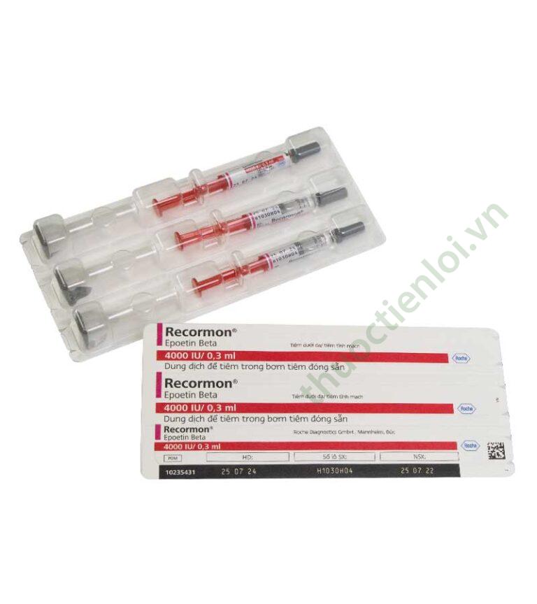 Recormon 4000IU Inj H/6 bơm tiêm - Thuốc Tiện Lợi