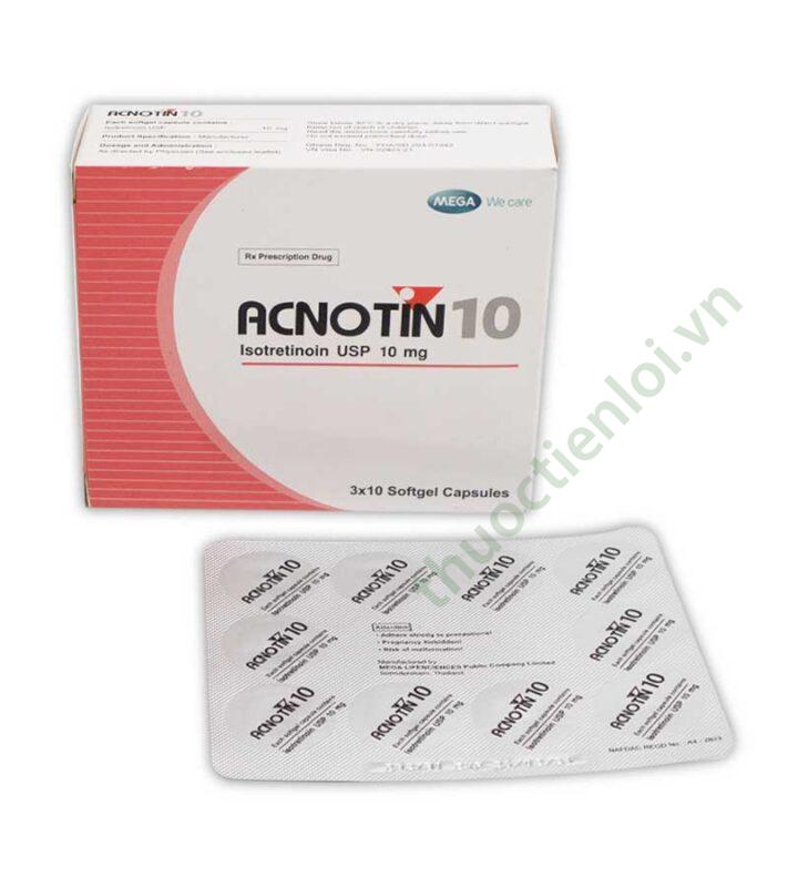 Acnotin 10Mg MEGA (h/30v) – Thuốc Tiện Lợi