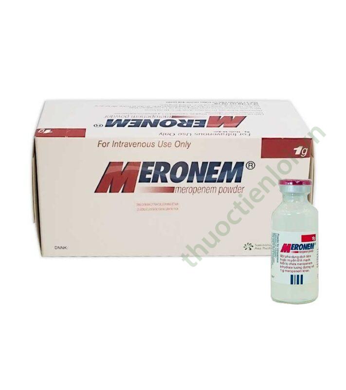 Meronem 1G – bột pha tiêm - Thuốc Tiện Lợi