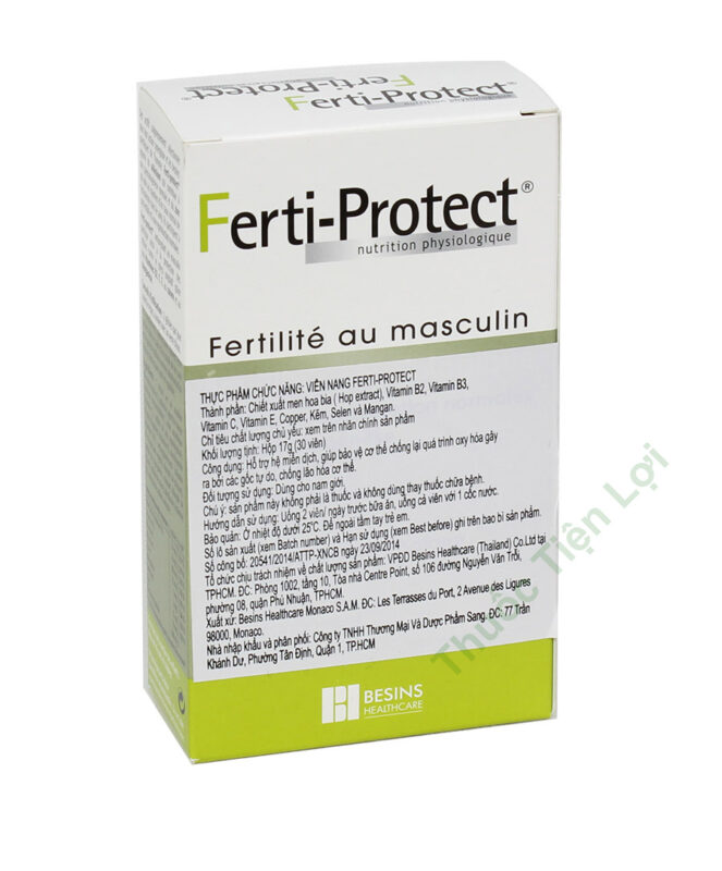 Ferti-Protect Capsul E 17G h/30v – Besins - Thuốc Tiện Lợi