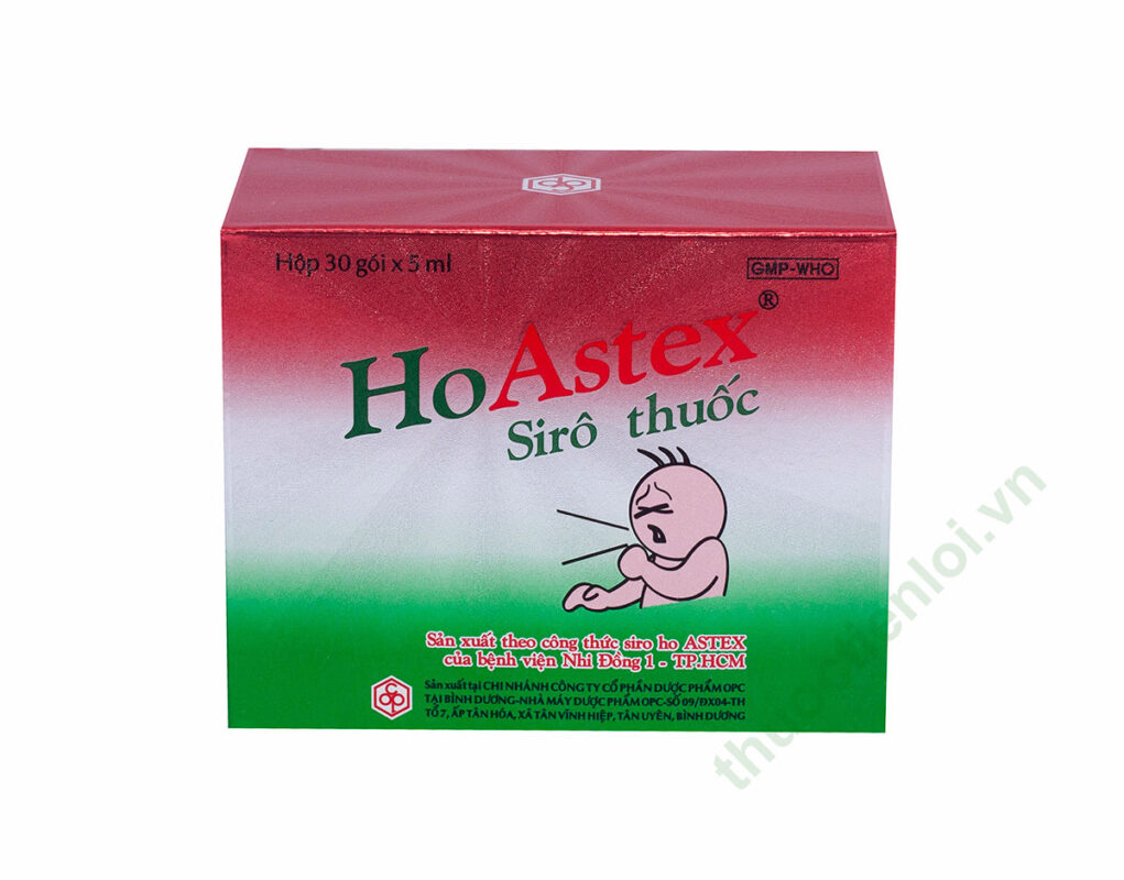 Ho Astex OPC (h/30 gói) (Gói) - Thuốc Tiện Lợi