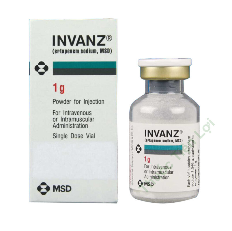 Invanz Inj 1G 1S - Thuốc Tiện Lợi