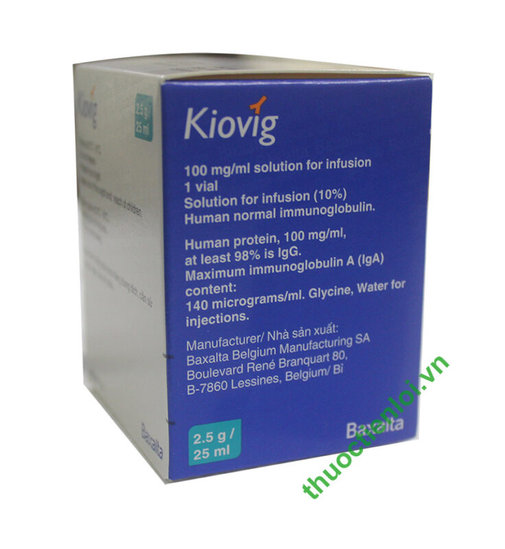 Kiovig 100Mg/ML 25ML H/1 - Thuốc Tiện Lợi