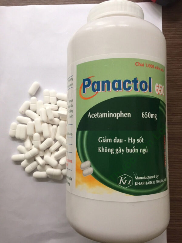 Panactol 650Mg – Khapharco (c/1000v) - Thuốc Tiện Lợi