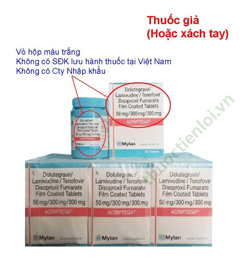 Acriptega h/30v Mylan - Thuốc Tiện Lợi