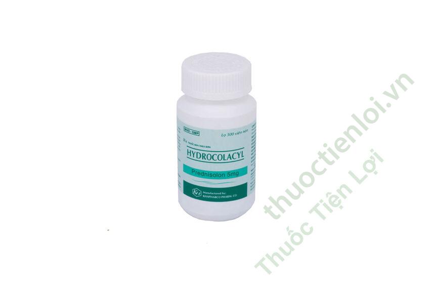 Hydrocolacyl Prednisolon 5Mg Xanh Khapharco (C/ 500V) - Thuốc Tiện Lợi